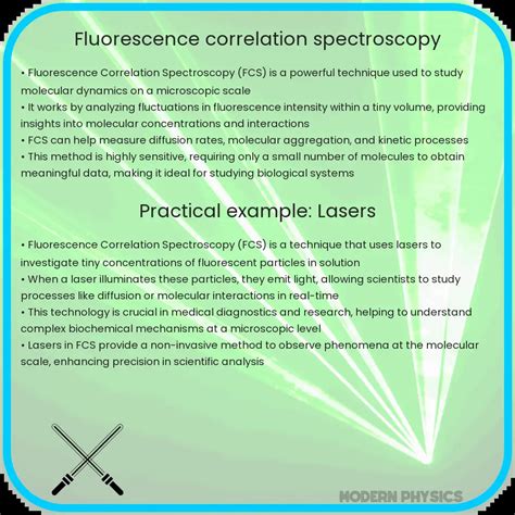 Fluorescence Correlation Spectroscopy Precision Speed And Analysis In