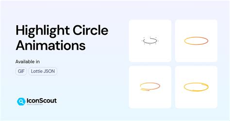 Circulo Resaltado Animaciones Descarga Gratis En  Lottie Json