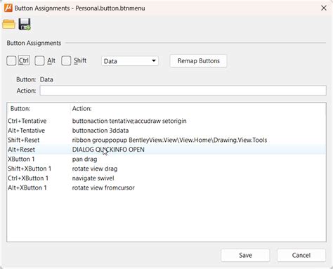 Customizing Button Assignments Customizing Button Assignments