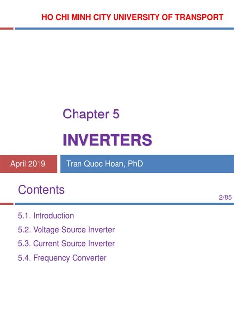 chapter 5 inverters pdf pdf power inverter power electronics