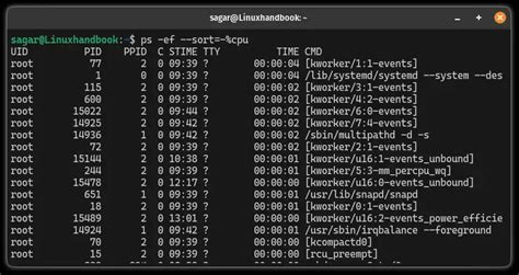 Ps Ef Command Examples