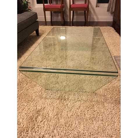 Boconcept Contemporary Glass Coffee Table Aptdeco