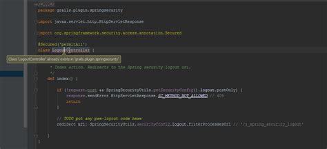 Grails Intellij Class Already Exists Stack Overflow