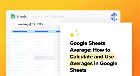 Calculate And Apply Averages In Sheets