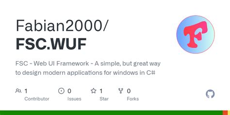 Github Fabian Fsc Wuf Fsc Web Ui Framework A Simple But Great Way To Design Modern