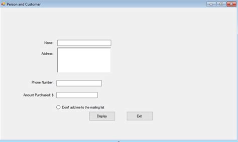 Solved Classes Design A Class Named Person With Properties
