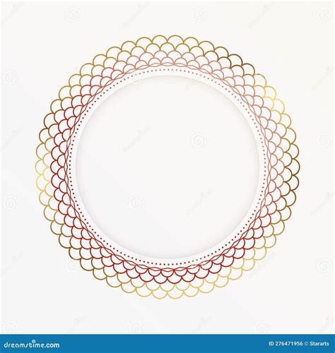 Classic Ornamental Lace Frame Background With Image Or Text Space Stock Vector Illustration Of