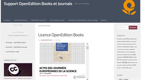 Licence Openedition Books