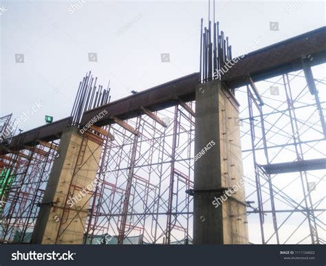 Scaffolding Work High Rise Building Slab Stock Photo 1111104602 Shutterstock