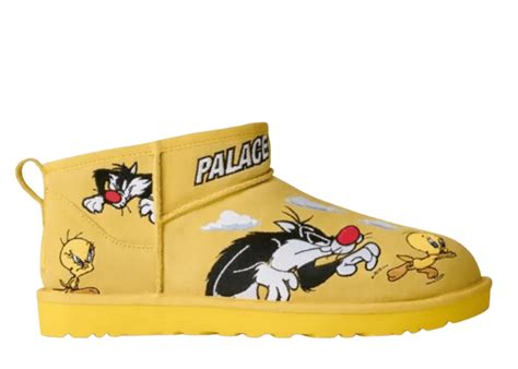 Ugg Classic Ultra Mini Boot Palace Looney Tunes Yellow 1181891 Yel