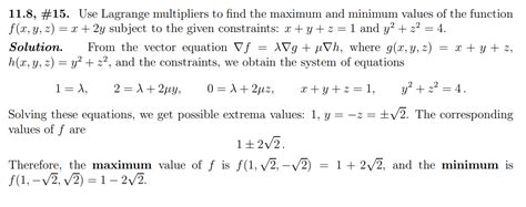 Calculus I Need Help Solving This Lagrange Multiplier Problem