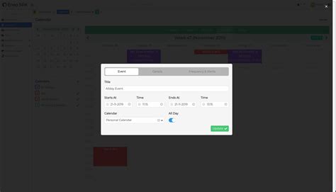 Calendar Laravel Enso