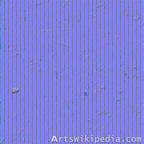 Seamless Painted Wood Normal Map