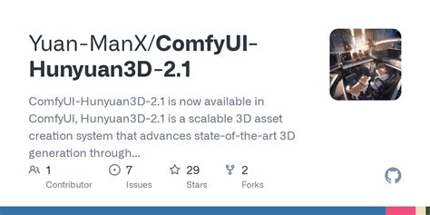 Github Yuan Manxcomfyui Hunyuan3d 21 Comfyui Hunyuan3d 21 Is Now