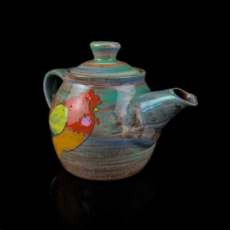 Vintage Teapot With Floral Pattern Retro Teapot Stock Image Image Of Ceramic Asian 266036317