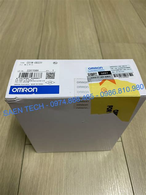 Transistor Output Units CS W OD Omron Saentech Vn Ave Trust Create Future