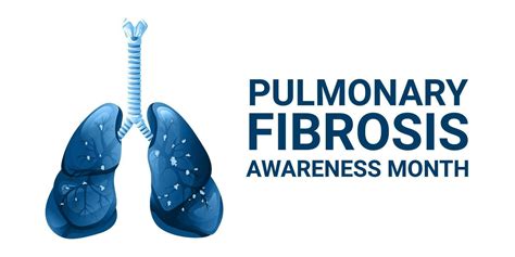 Pulmonary Fibrosis Lungs Poster Vector Illustration Isolated On White