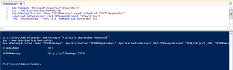 Create Sharepoint Web Application Central Admin And Powershell Spguides