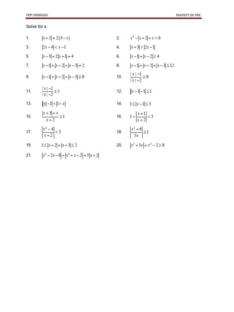 modulus 1 pdf