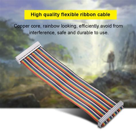 40pin Rainbow Female To Female Gpio Adapter Cable For Banana Pi