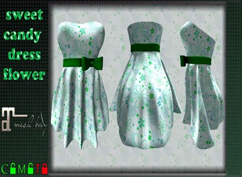 Second Life Marketplace Sweet Candy Dress Flower Maitreya Experimental