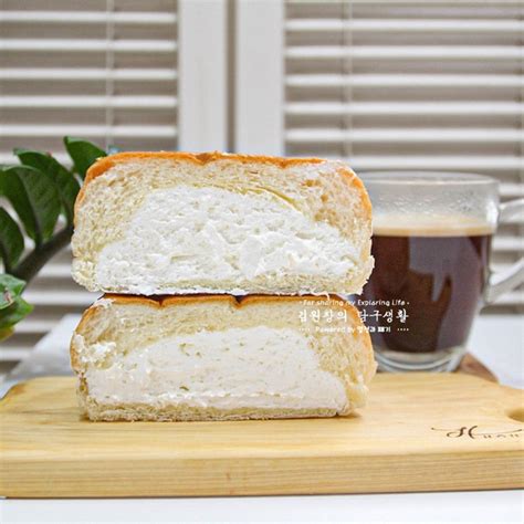 연세우유 생크림빵 솔티카라멜 2종 후기 네이버 블로그