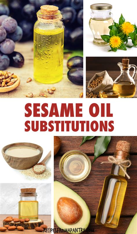 Sesame Oil Substitute Recipes From A Pantry