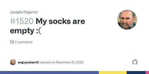 my socks are empty · issue 1520 · causefx organizr · github