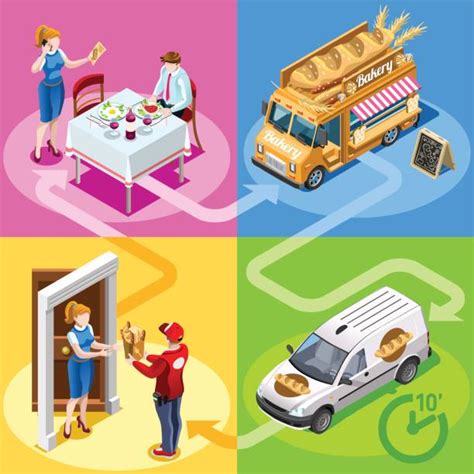 Royalty Free Food Distribution Clip Art Vector Images And Illustrations