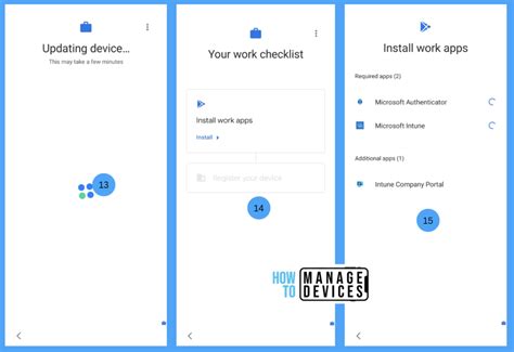 intune best guide to enrol corporate android devices with work profile
