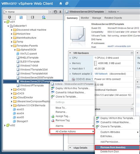 Convert A Template To A Virtual Machine From The Command Line Vmwarebits