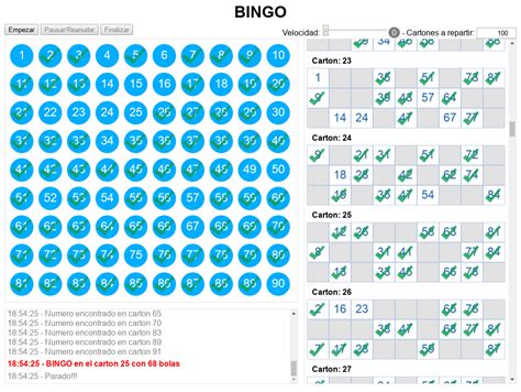 Código De Javascript Juego Del Bingo En Javascript