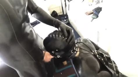 Latex Hood Mouth Gag Blowjob Eporner
