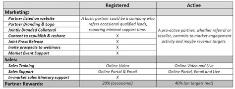 A Logical Structure For Your Partner Program Matrix Tenego Partnering