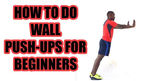 How to Do Wall Push Ups Correctly - YouTube