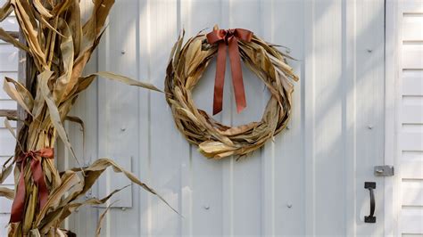 Dried Corn Stalk Decorations