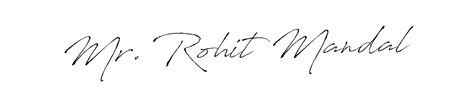 76 Mr Rohit Mandal Name Signature Style Ideas Latest Autograph