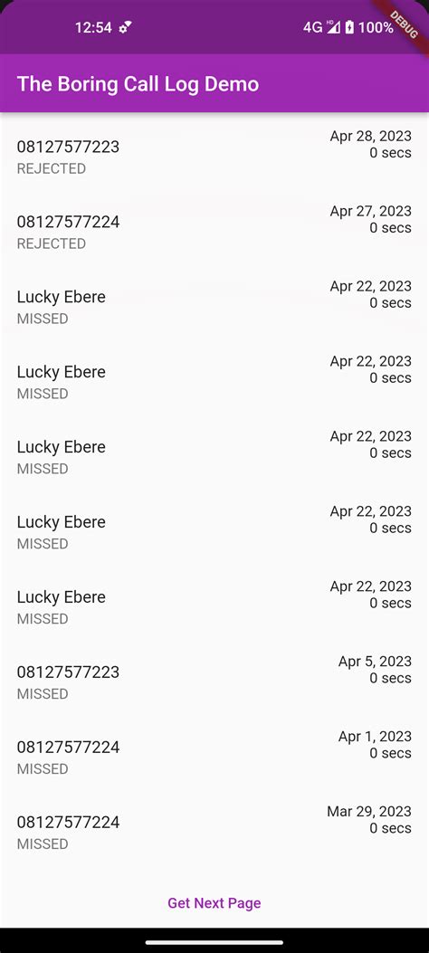 github crazelu android call log a simple flutter app for android