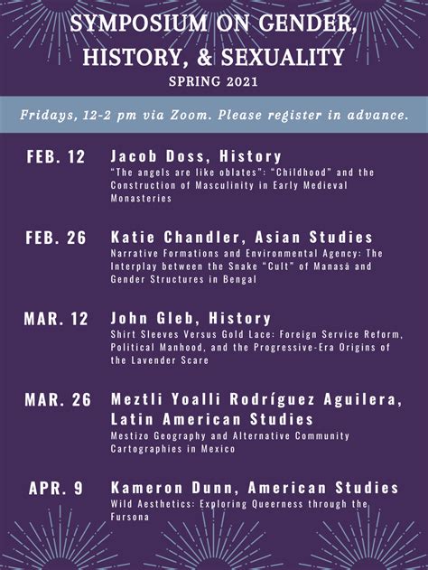 Gender Symposium Spring Not Even Past