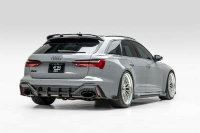 Audi Rs Avant Gets Upgraded With K Full Carbon Fiber Kit Carscoops