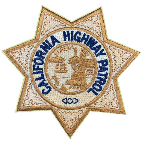 California Highway Patrol Star Patch Chp Star Patch Chpst Highway