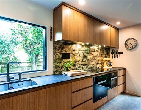 Custom Modular Kitchens With Stone Laminated Doors R Modular Kitchen