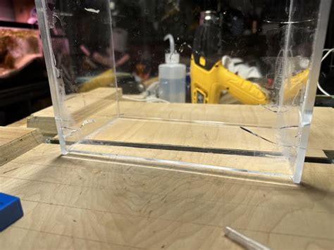 Help Plexiglass Looks So Cool But Wtf When Gluing Up Rdiy