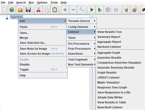 Jmeter Listener Type Test Result Analysis