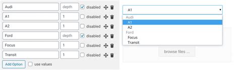 data sources predefined options — wpadverts