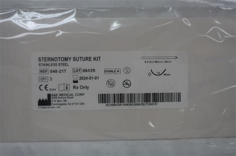 New Aande Medical 048 217 Myowire Ii Sternotomy Suture Kit 048 217