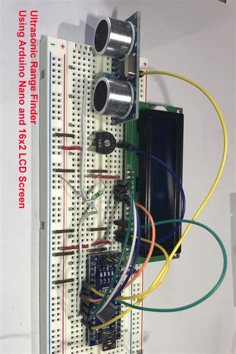Ultrasonic Range Finder Tutorial With Arduino And Lcd 5 Steps Instructables
