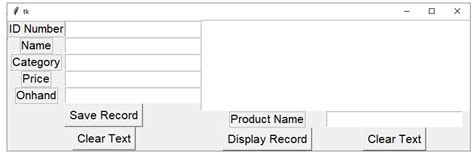 Solved Using Python And Tinker Make A Gui Like Below