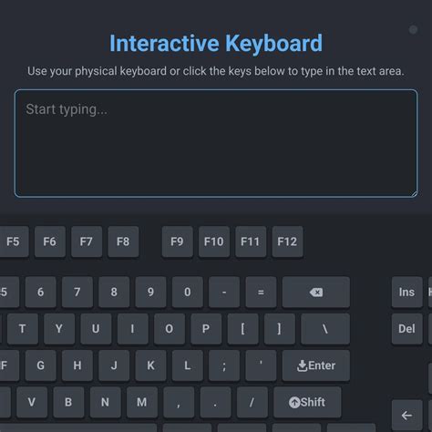 Interactive Keyboard