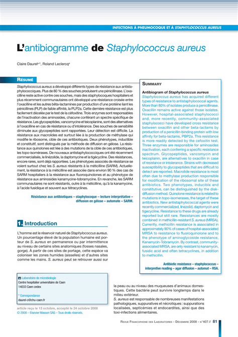 Pdf 25442232 Lantibiogramme De Staphylococcus Aureuspdf Dokumentips